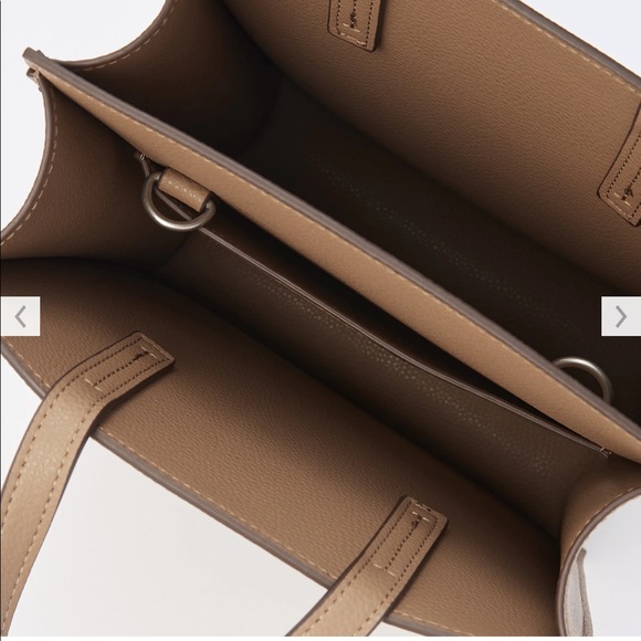 Uniqlo | Bags | Fauxleather Square Shoulder Bag Dark Beige Uniqlo ...